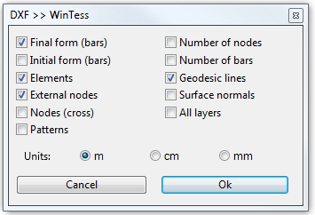Menu: File | WinTess Software