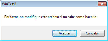 Menús: Ayuda | WinTess Software