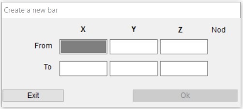 Menu: Bars | WinTess Software