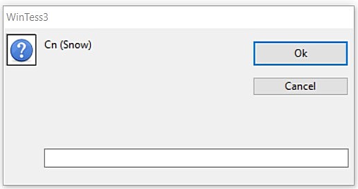 Menu: Calculate | WinTess Software
