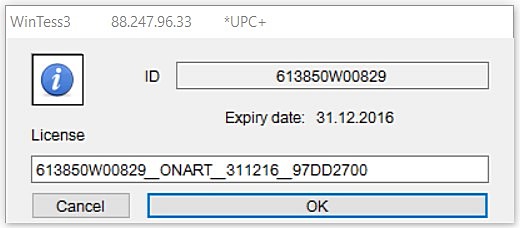 Menu: Help | WinTess Software