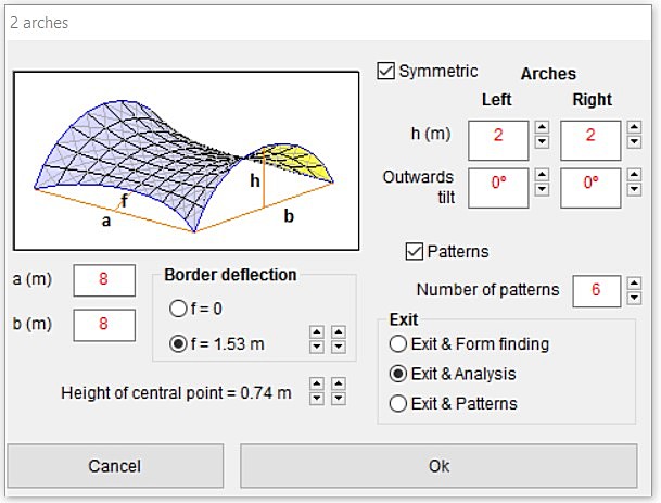 2 arches | WinTess Software